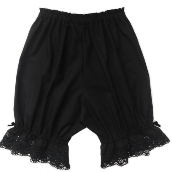 Other | Extra Long Black Lace Gothic Lolita Bloomers For Women | Poshmark